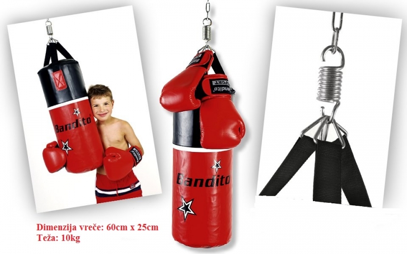 Boksarska vreča Bandito "Junior Set" | Biljardist.si